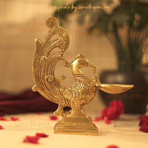 Buy Brass Diyas, Handcrafted Home Decor Diyas & Lamps – ServDharm
