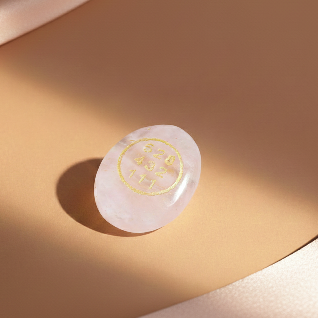 Love Zibu Rose Quartz Coin – ServDharm