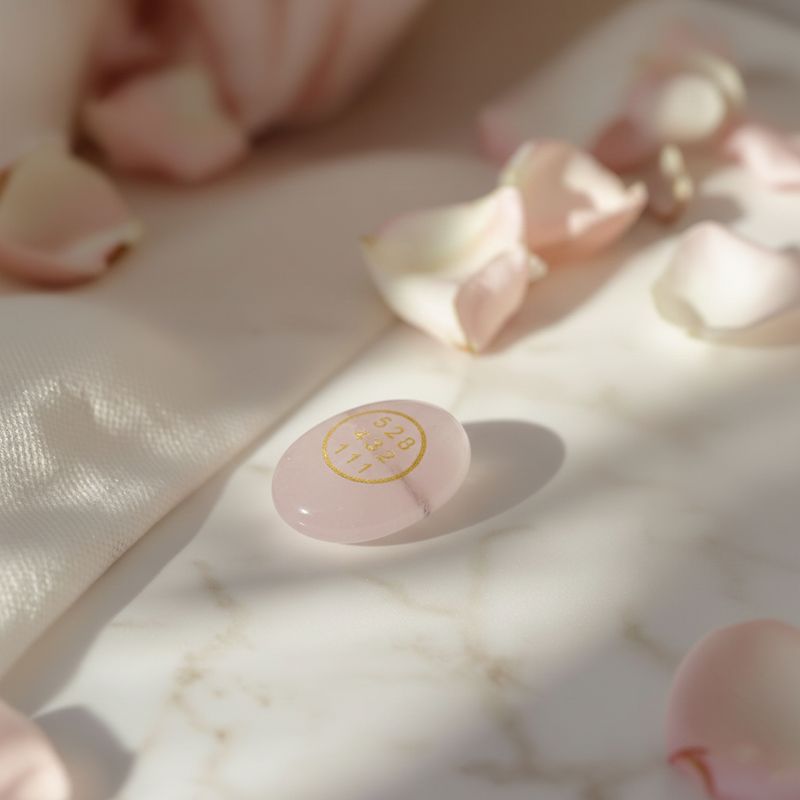 Love Zibu Rose Quartz Coin – ServDharm